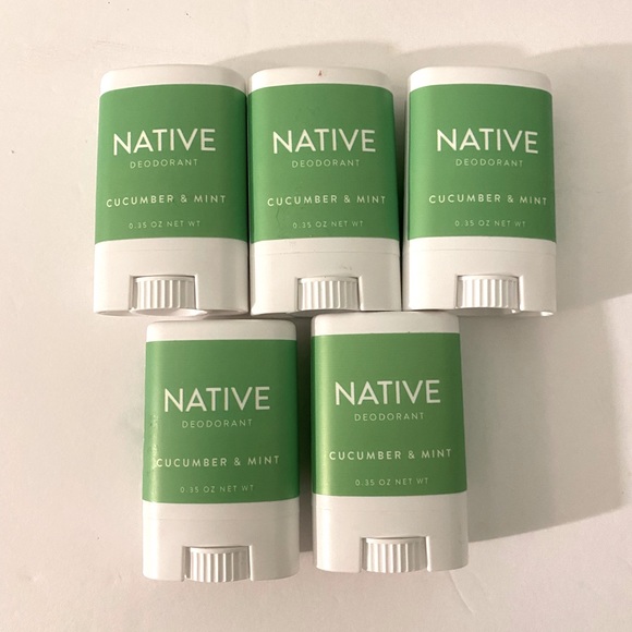 Native | Bath & Body | 5x Native Deodorant Cucumber Mint Paraben ...